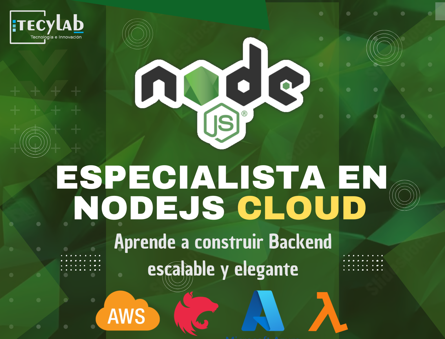 Curso: Especialista en Node.Js Cloud - Tecylab